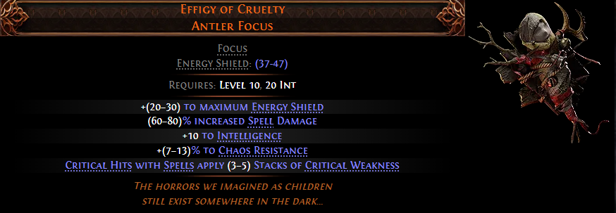 PoE 2 Effigy of Cruelty Antler Focus: The Chaos Caster's Secret Weapon
